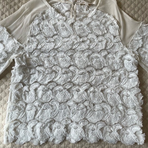 Maje | Tops | Maje Elegant White Lace Womens Top | Poshmark
